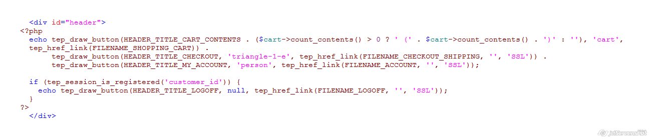 How To Add More Buttons To Your Website Header In osCommerce ...