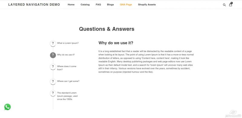 Question and answer section on page - Oscprofessionals